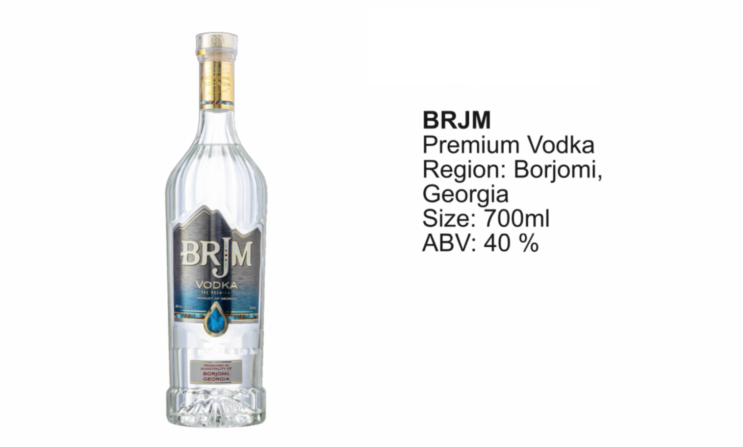 Vodka from Georgia – INTERBALT Products